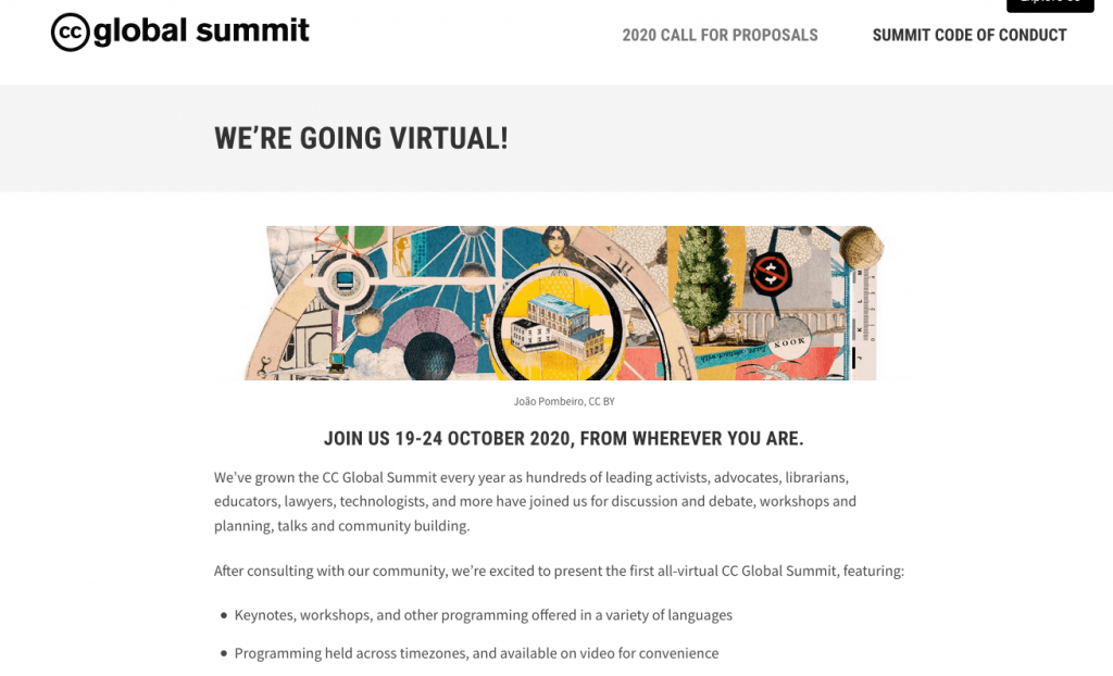 Der Call for Proposals zum ersten virtuellen CC Summit 2020 ist offen