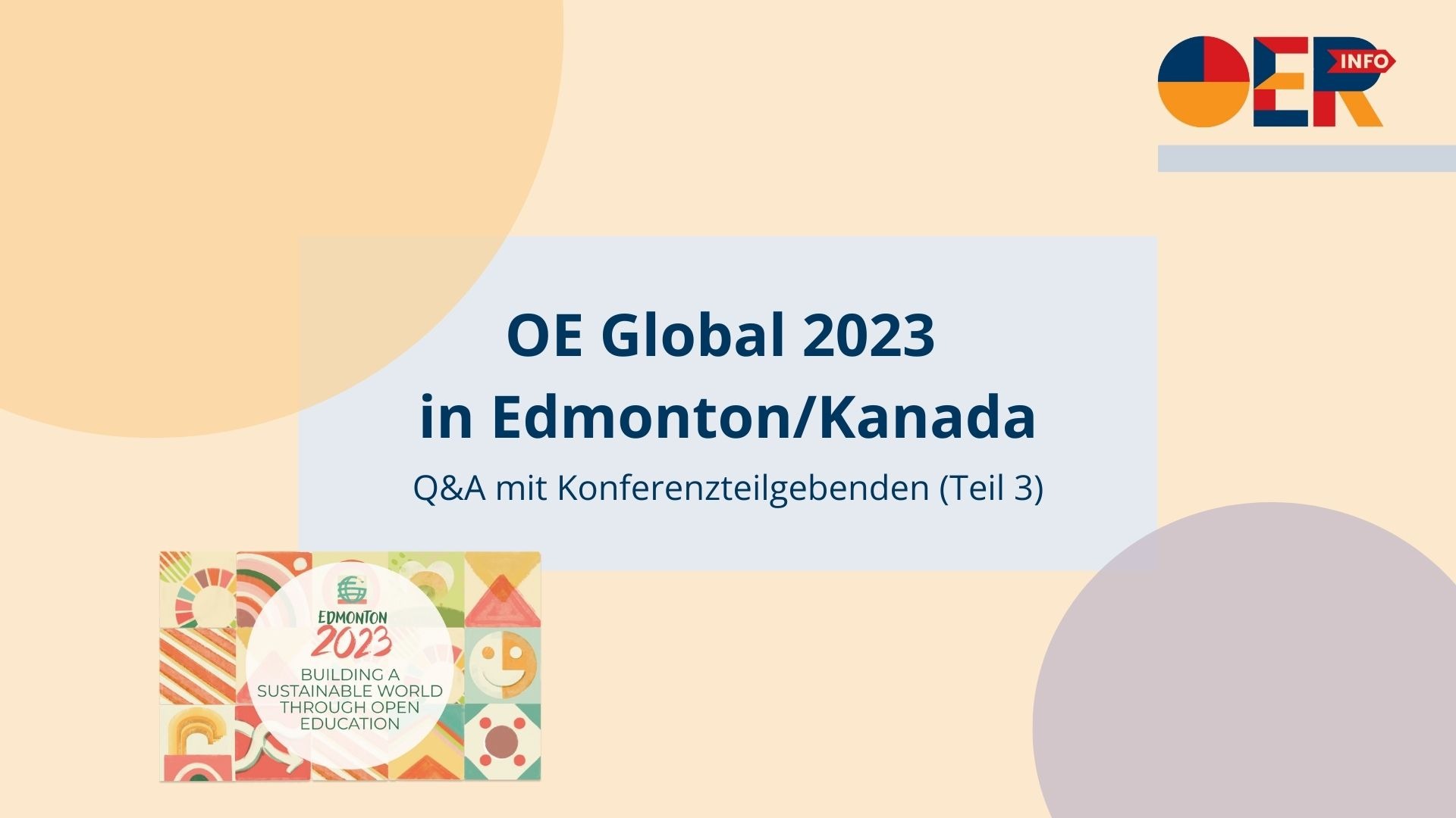 OE Global 2023 in Edmonton / Kanada – Q&A mit Konferenzteilgebenden ...